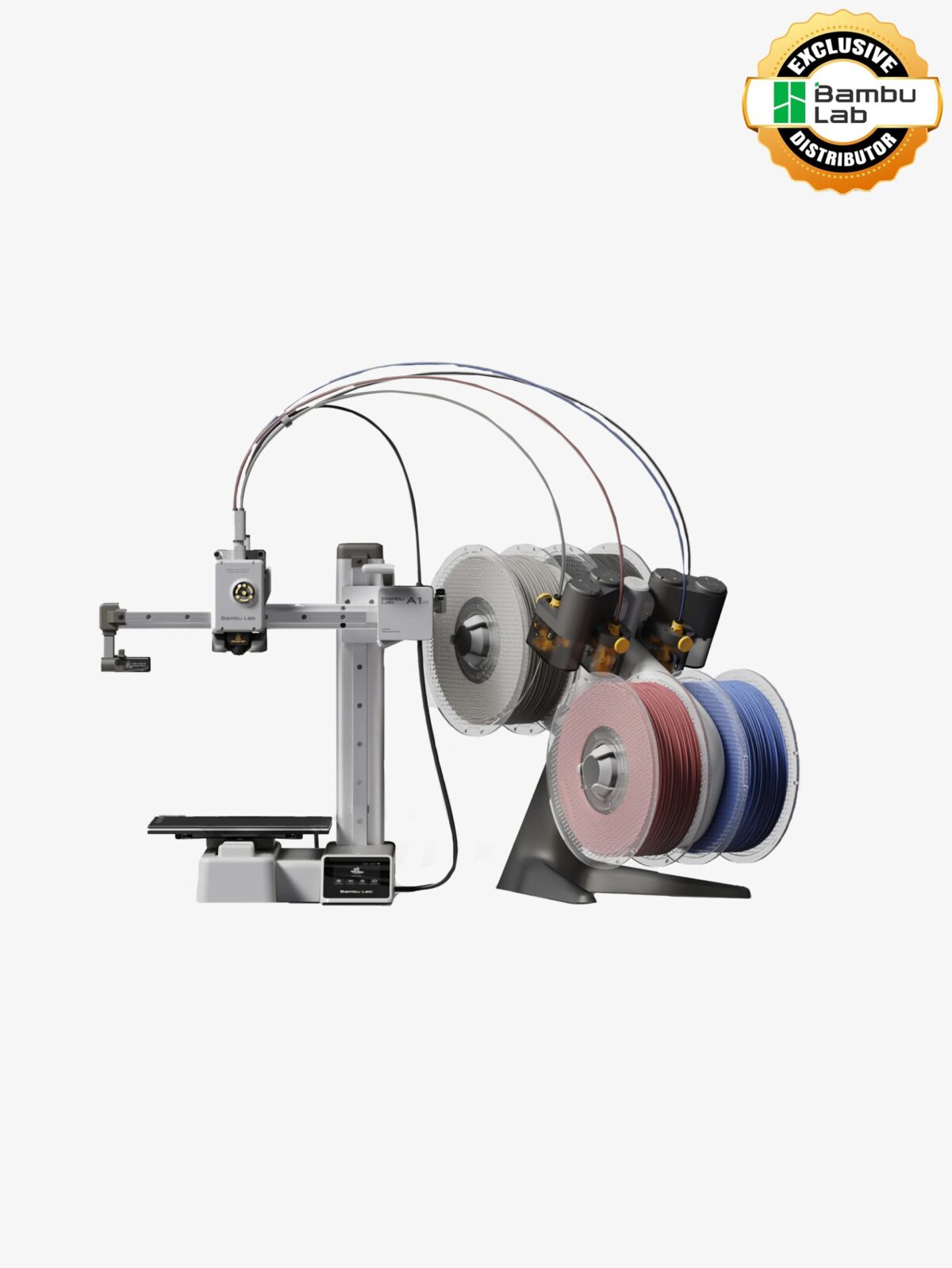 Bambu Lab A1 Mini Combo with AMS Lite | Multi-Color Compact 3D Printer ...